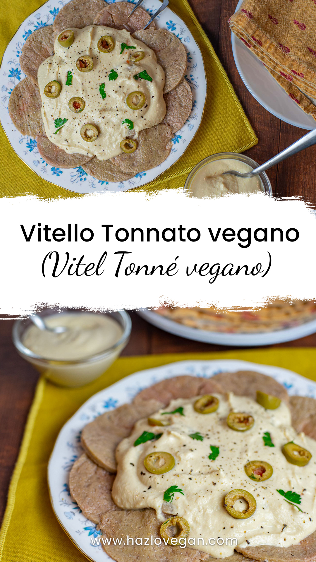 Vitel tonné vegano (Vitello tonnato vegano) | Hazlo Vegan